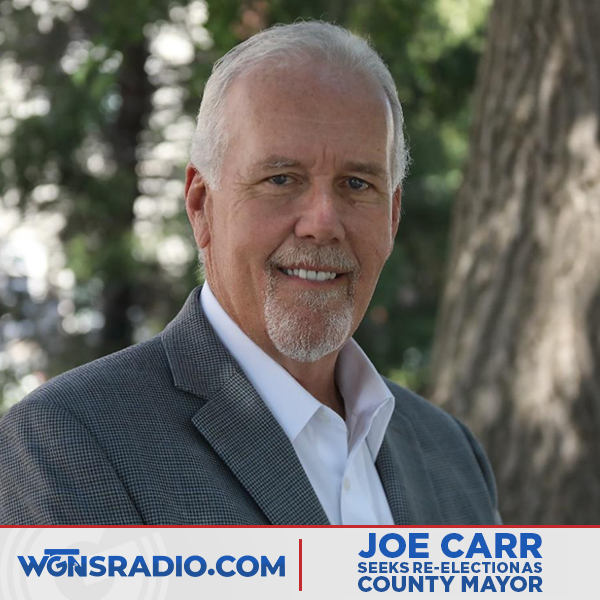 Joe Carr Seeks Second Term as Rutherford County Mayor - WGNS Radio