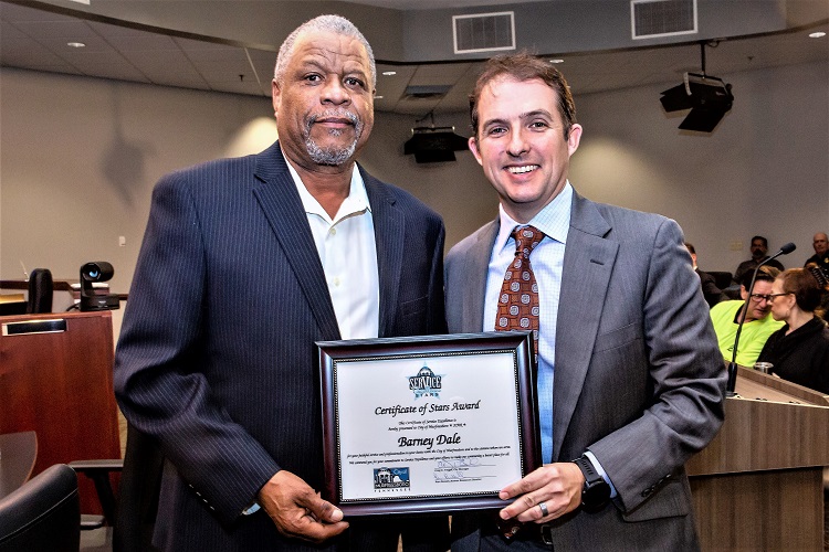 Solid Waste Department's Barney Dale Honored - WGNS Radio