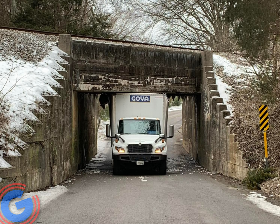 ‘Quart in a Pint Pot’--Box Truck vs W. College Underpass - WGNS Radio