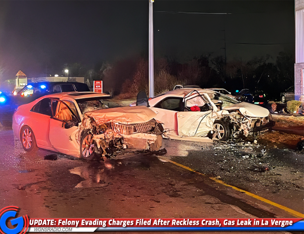 Felony Evading Charges Filed After Reckless Crash, Gas Leak in La ...