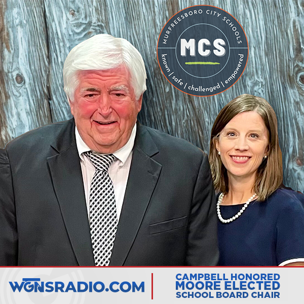 Butch Campbell Honored for Decade of Leadership as Murfreesboro School Board Chair; Amanda Moore ...