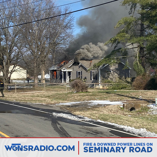 Seminary Road Closed in Smyrna Due to House Fire and Downed Power Lines ...