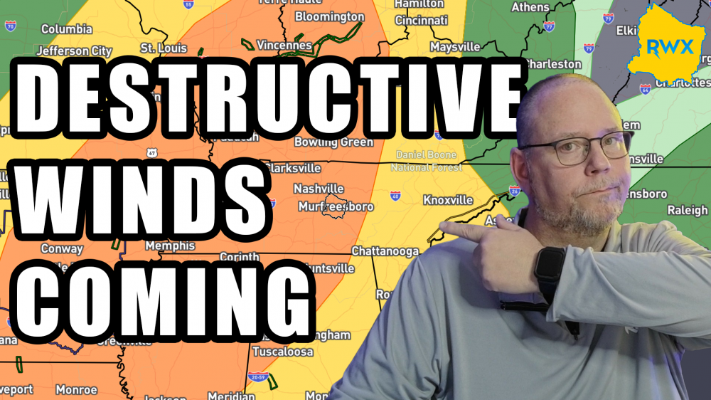 Destructive Winds & Isolated Tornadoes | Spring Storms Expected Sunday ...